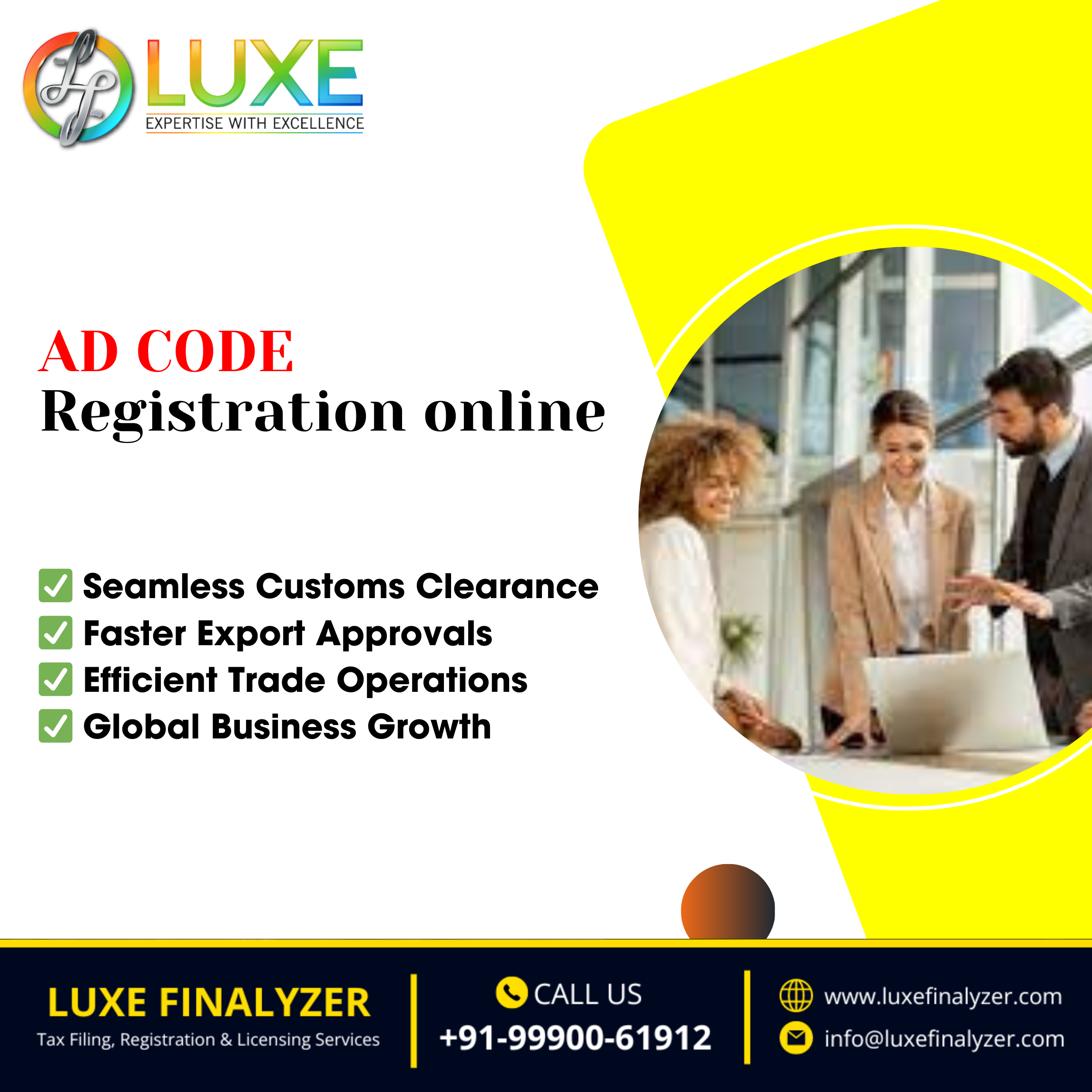AD CODE Registration Online, AD CODE Registration Consultant in india